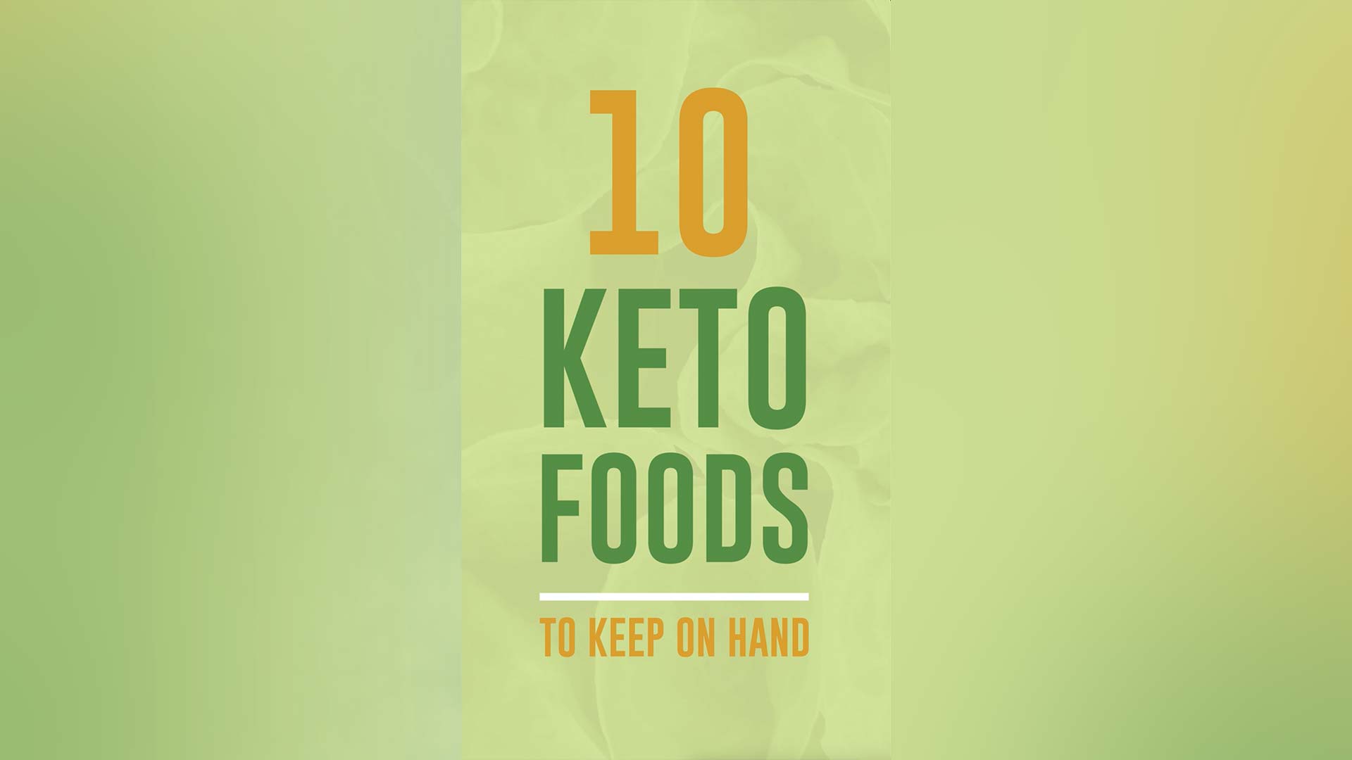 10 Keto Foods to Keep On Hand - Inspiring Women
